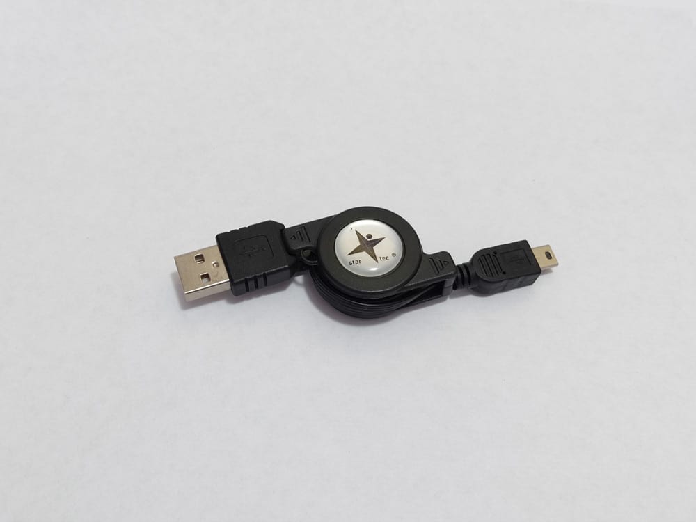 CABLE PARA CAMARA STARTEC USB 0.75 MTS RETRACTABLE NEGRO - Mundial La Estrella